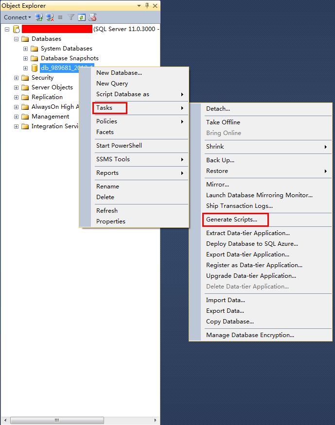 How can I restore a database backup file (.bak) from SQL Server 2012 ...