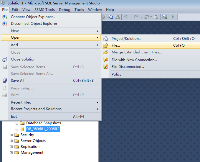 How can I restore a database backup file (.bak) from SQL Server 2012 ...