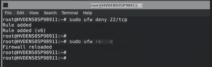 How do you change the default SSH port to enhance security?