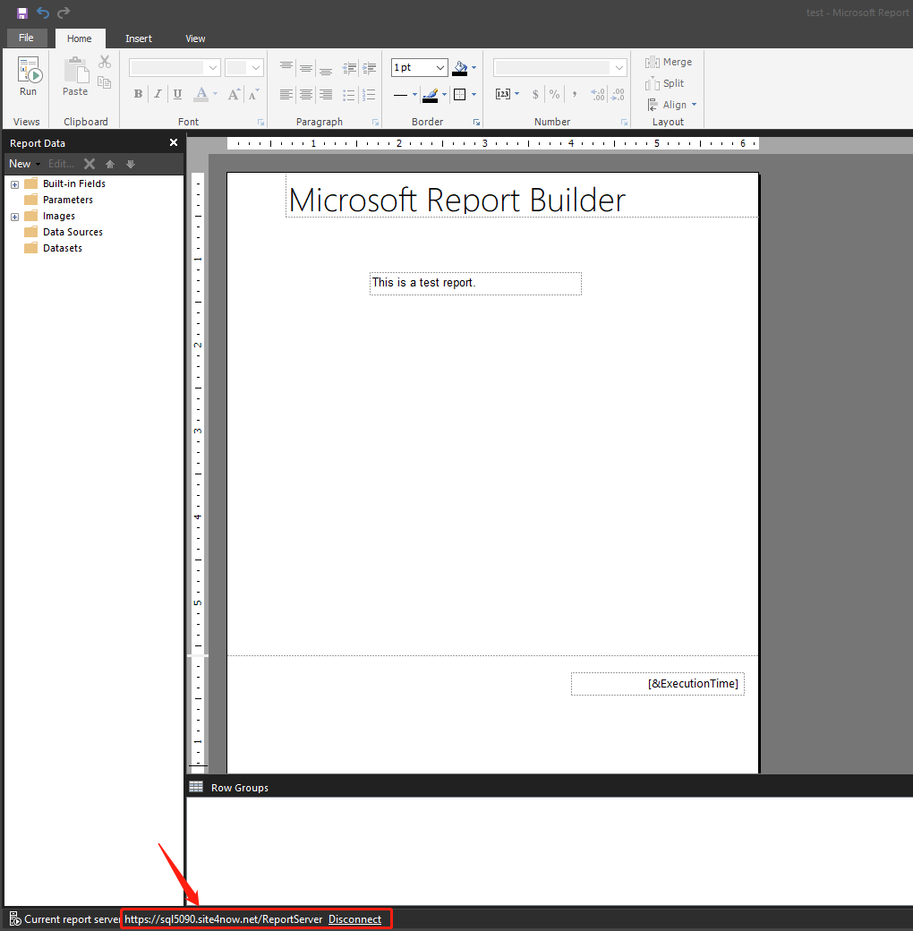 How to publish reports with Report Builder - myWindowsHosting.com