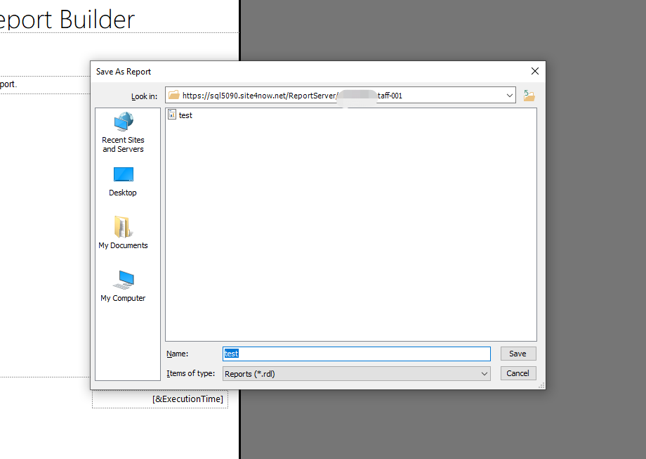 How to publish reports with Report Builder - myWindowsHosting.com